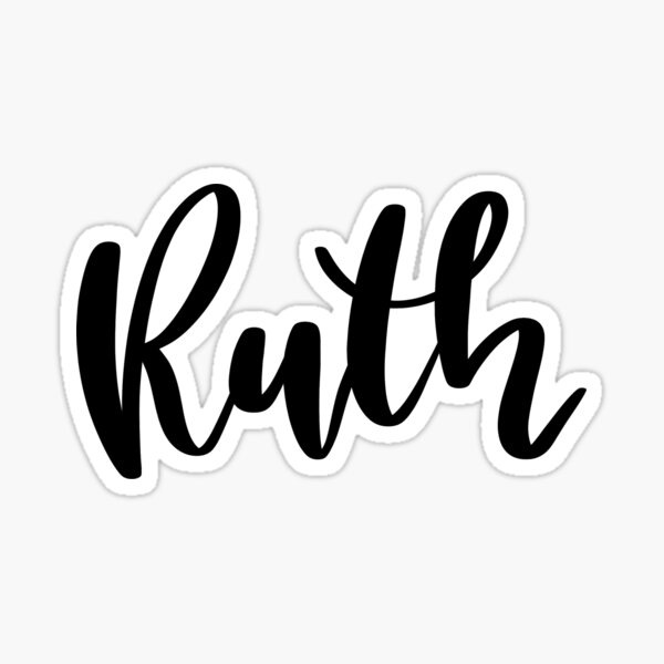 "Ruth" Sticker for Sale by ellietography | Redbubble