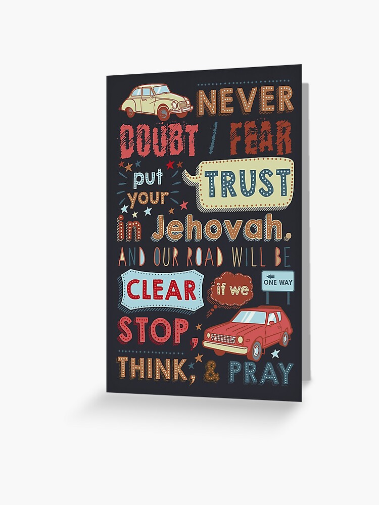 "STOP, THINK, & PRAY" Greeting Card for Sale by Paper Bee Gift Shop ...