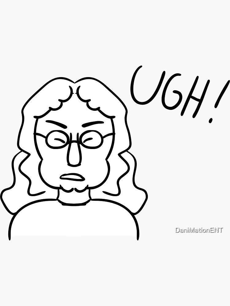 "James UGH!" Sticker for Sale by DaniMationENT | Redbubble