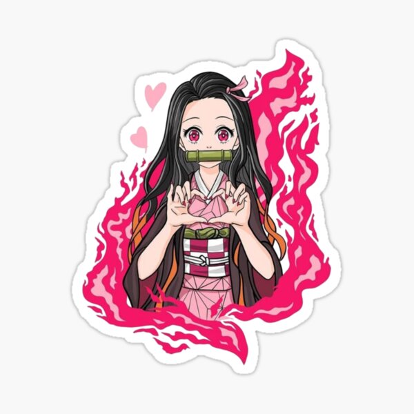 Quotcute Nezuko Demon Slayer Quot Sticker By J4cky2910 Redbubble
