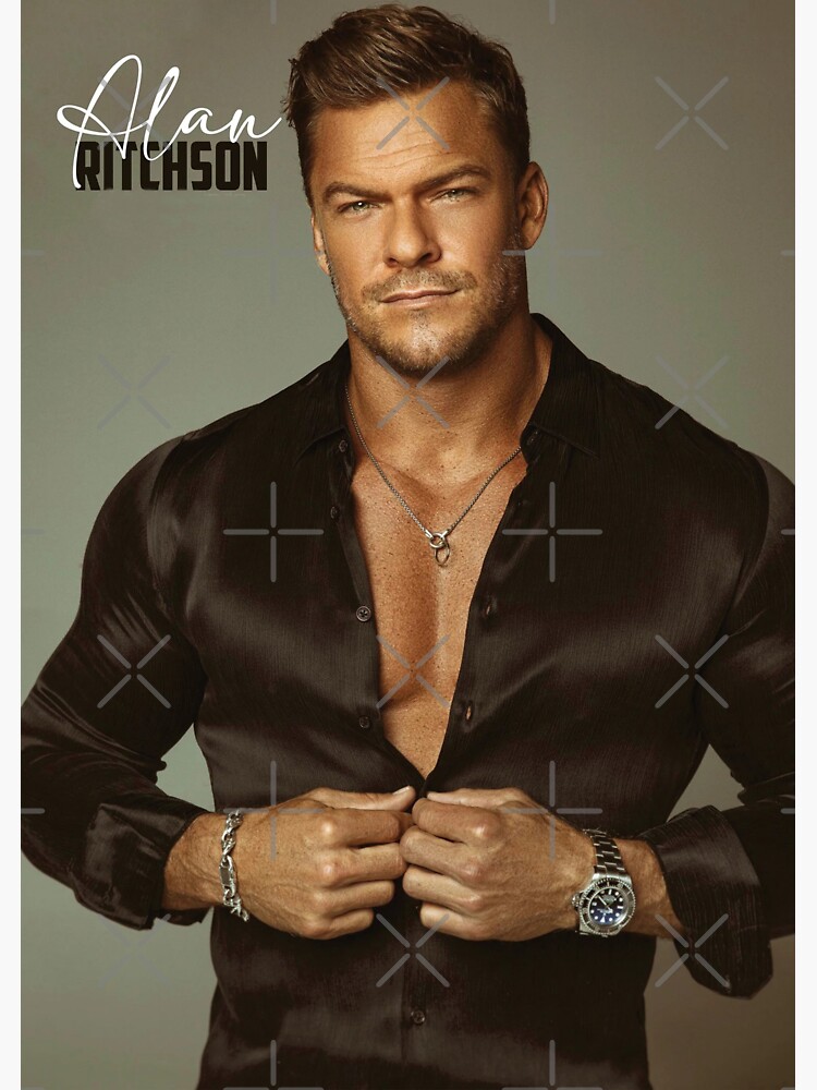 "Alan Ritchson aesthetic" Sticker for Sale by TribeMystic | Redbubble