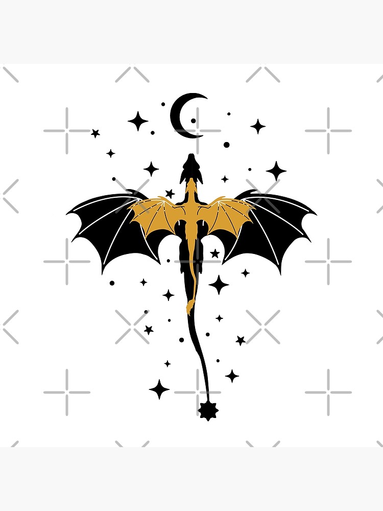 "Black and Gold Starry Dragons" Poster for Sale by Celticrose721 ...