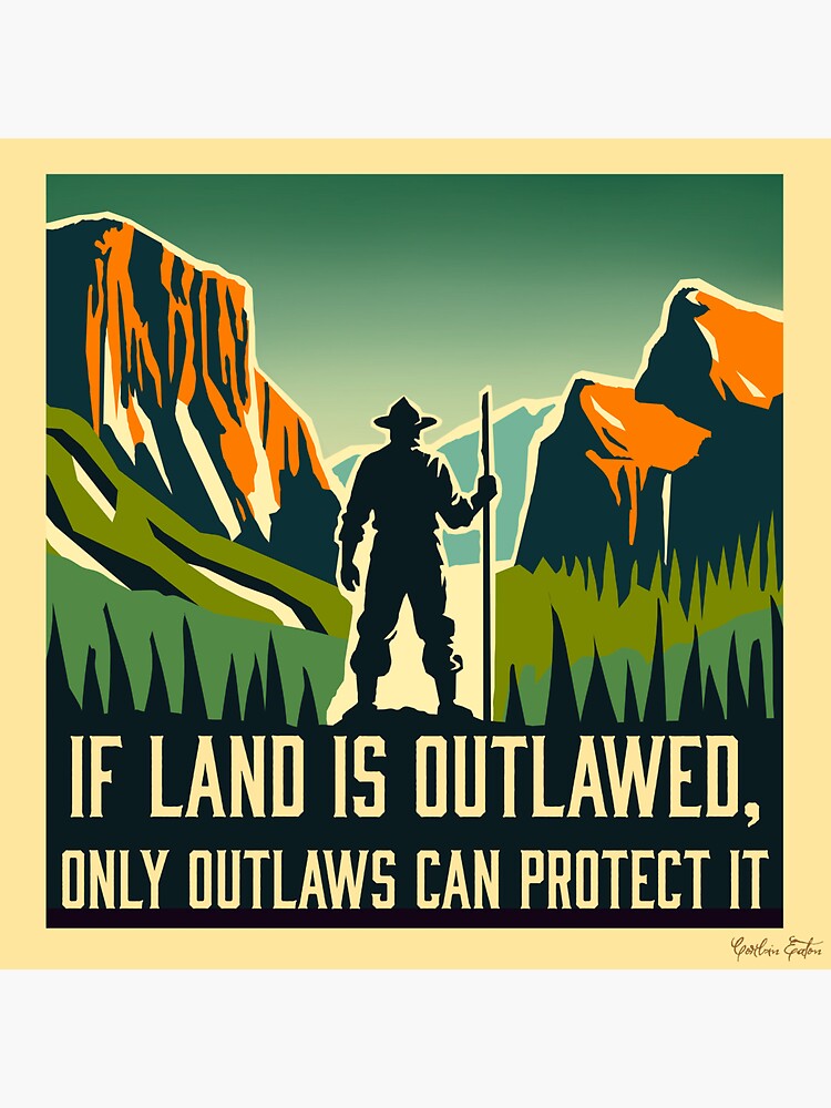 "Alt National Park Service - Outlaws" Sticker for Sale by ...