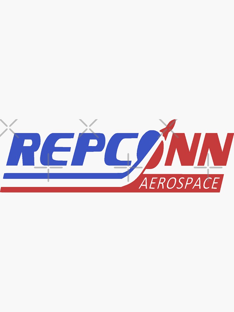 "Repconn Aerospace" Sticker for Sale by Acka01 | Redbubble