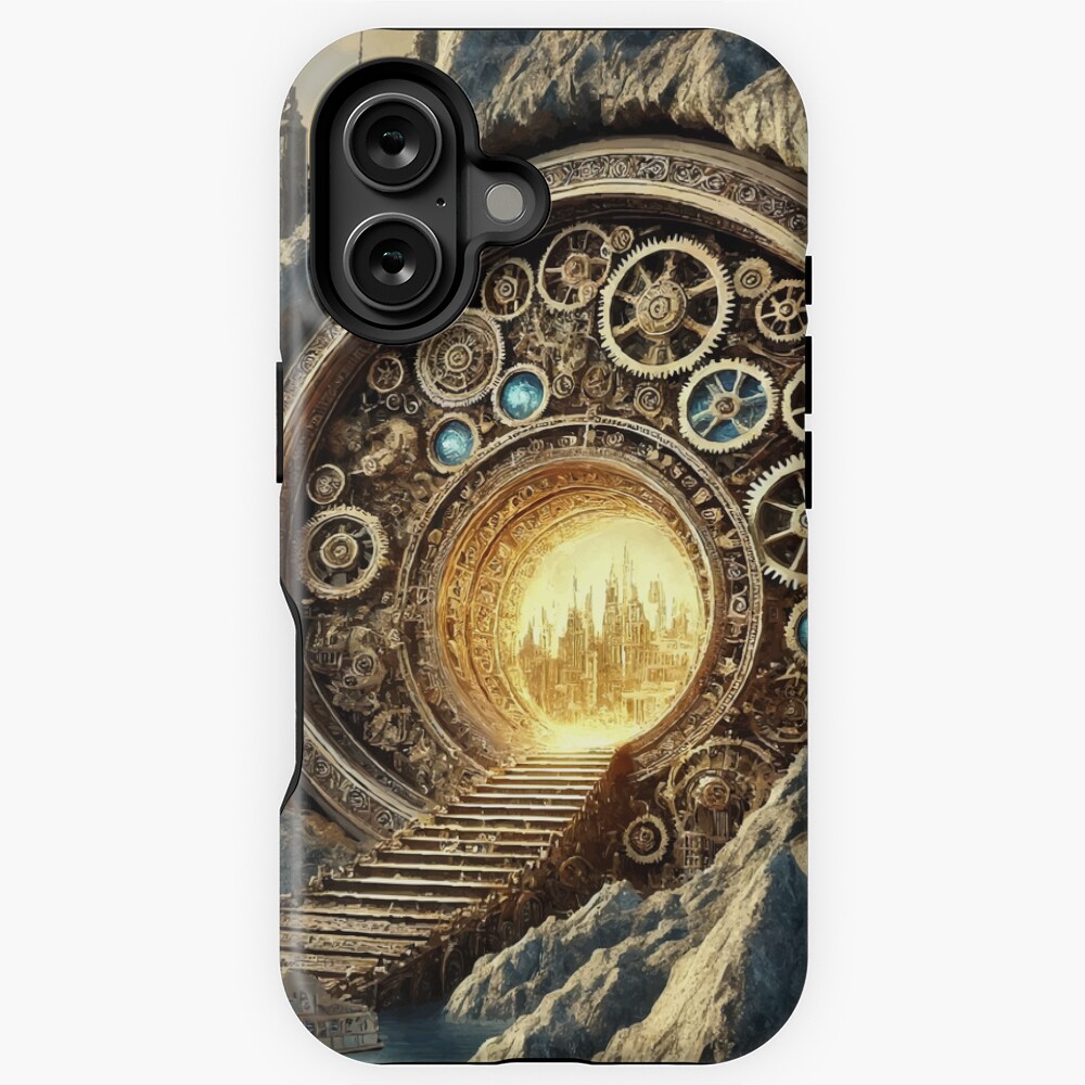 "The Clockwork Gateway: Portal to a Lost Era" Poster for Sale by AbstractAnom | Redbubble