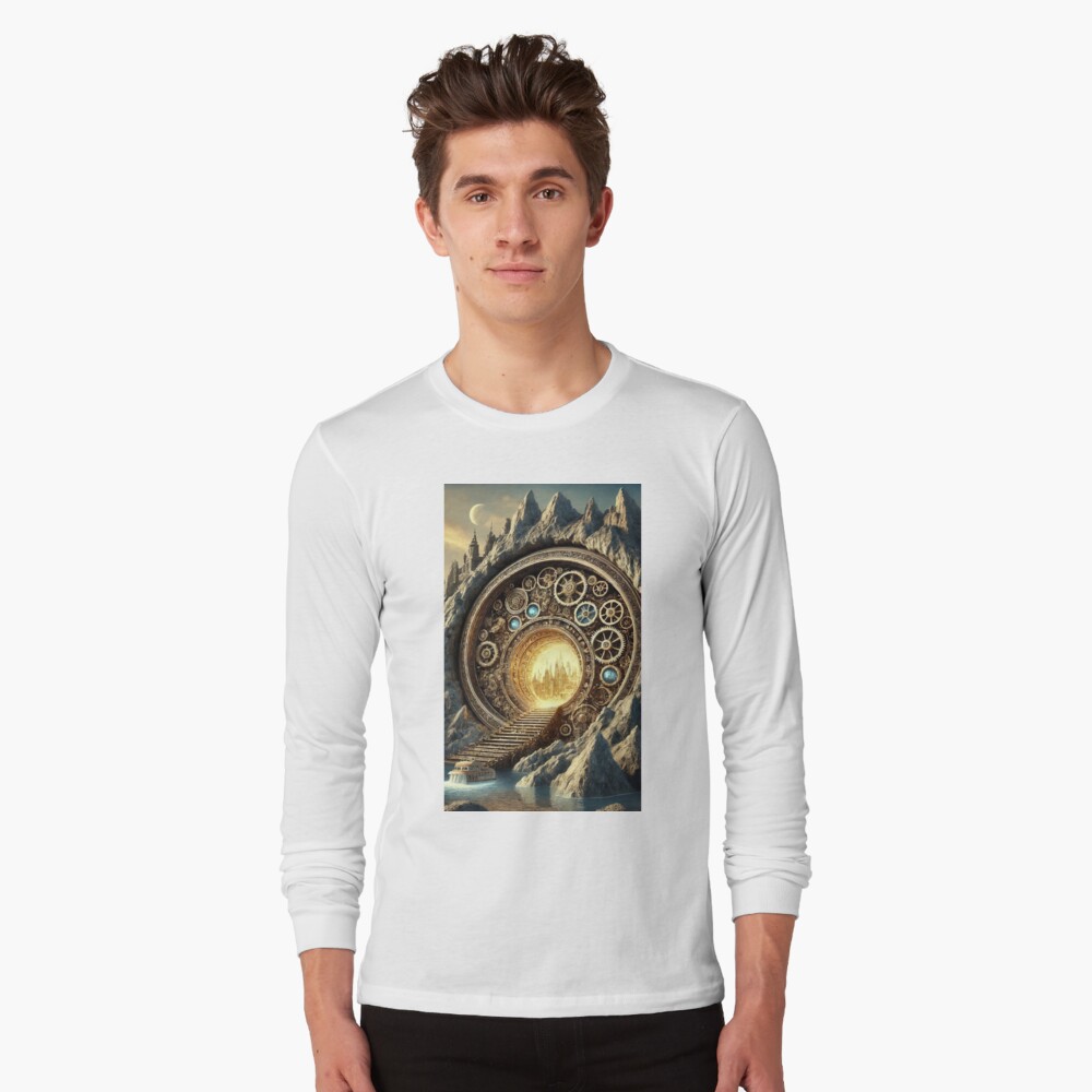 "The Clockwork Gateway: Portal to a Lost Era" Poster for Sale by AbstractAnom | Redbubble