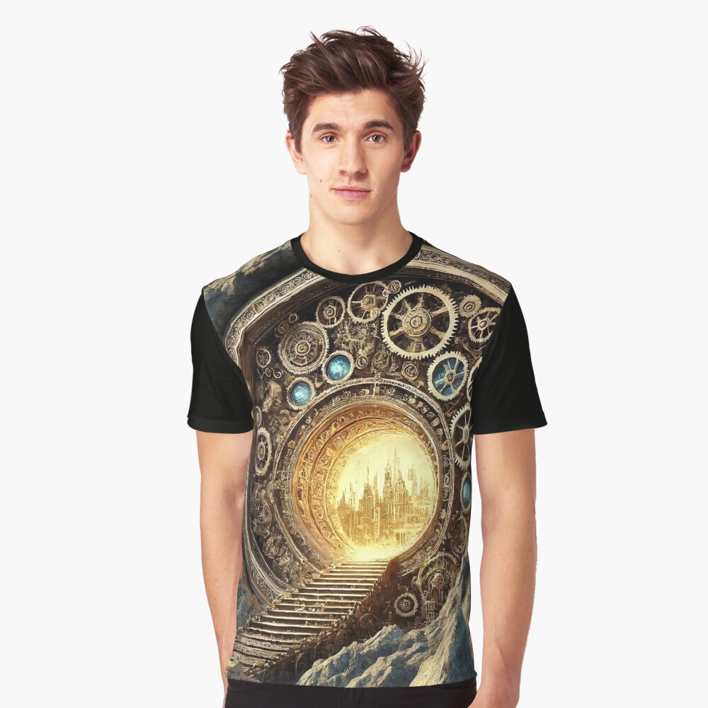 "The Clockwork Gateway: Portal to a Lost Era" Poster for Sale by AbstractAnom | Redbubble