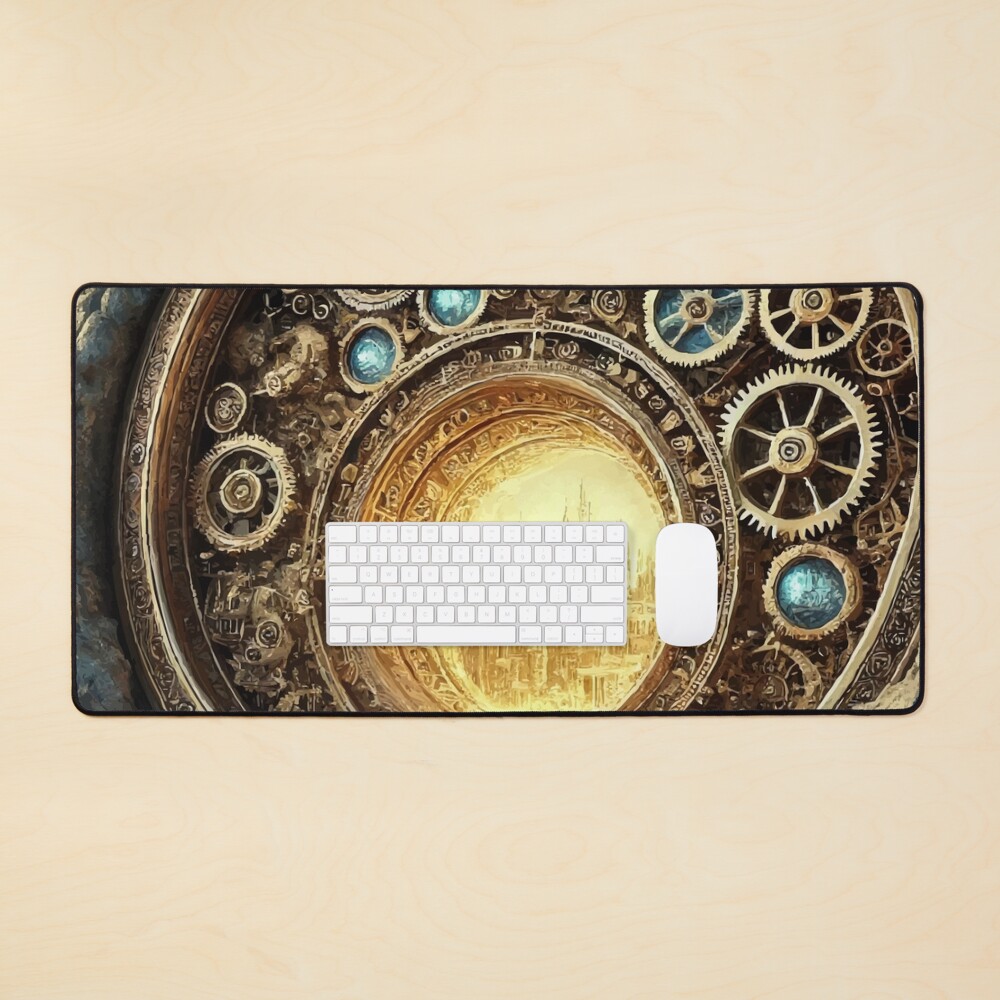 "The Clockwork Gateway: Portal to a Lost Era" Poster for Sale by AbstractAnom | Redbubble