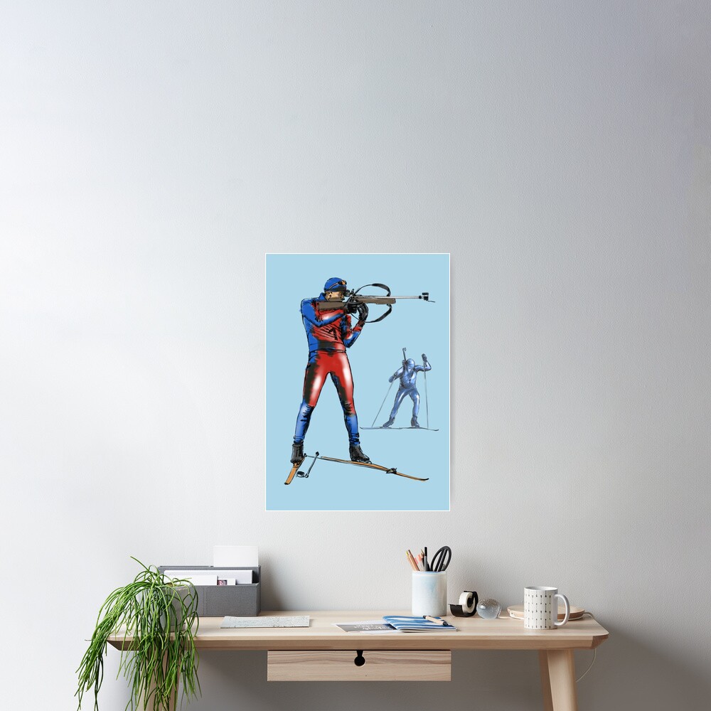 "biathlon" Poster by sibosssr | Redbubble