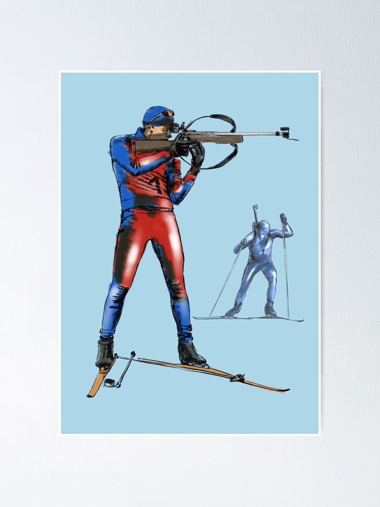 "biathlon" Poster by sibosssr | Redbubble