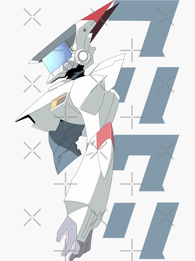 "FLCL 2: Progressive - Robot (side)" Sticker by AdnyWest | Redbubble