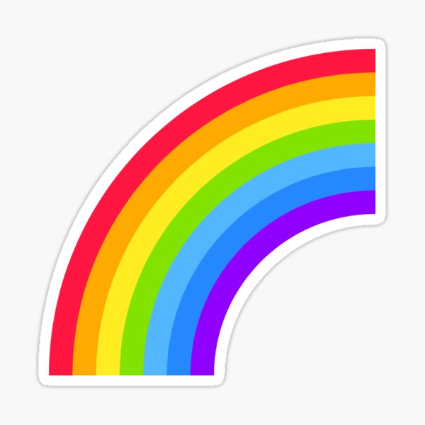 "RAINBOW corner" Sticker by Slanapotam | Redbubble