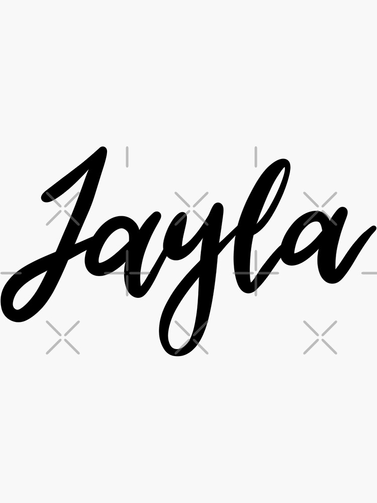 "Jayla " Sticker by ellietography | Redbubble