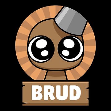 "Sprunkies Brud Brown Cute Character" Sticker for Sale by Darcekar ...