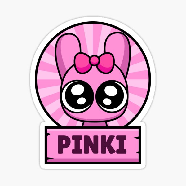 "Sprunkies Pinki Cute Character" Sticker for Sale by Darcekar | Redbubble