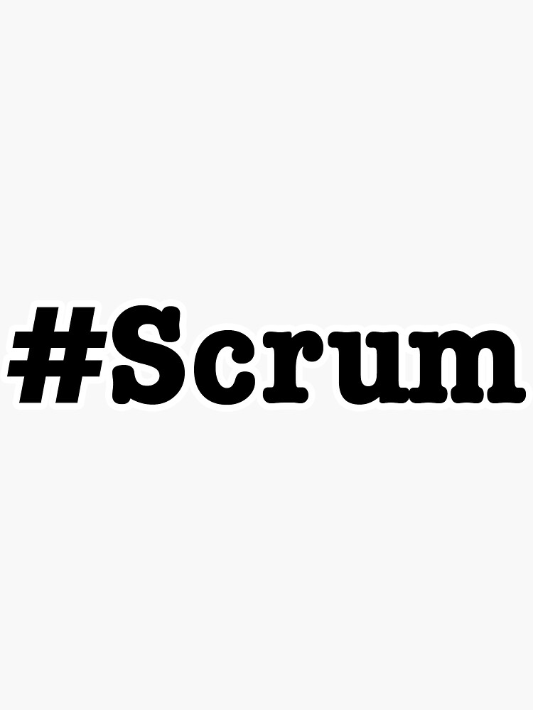 "Scrum" Sticker by At349ks3d | Redbubble