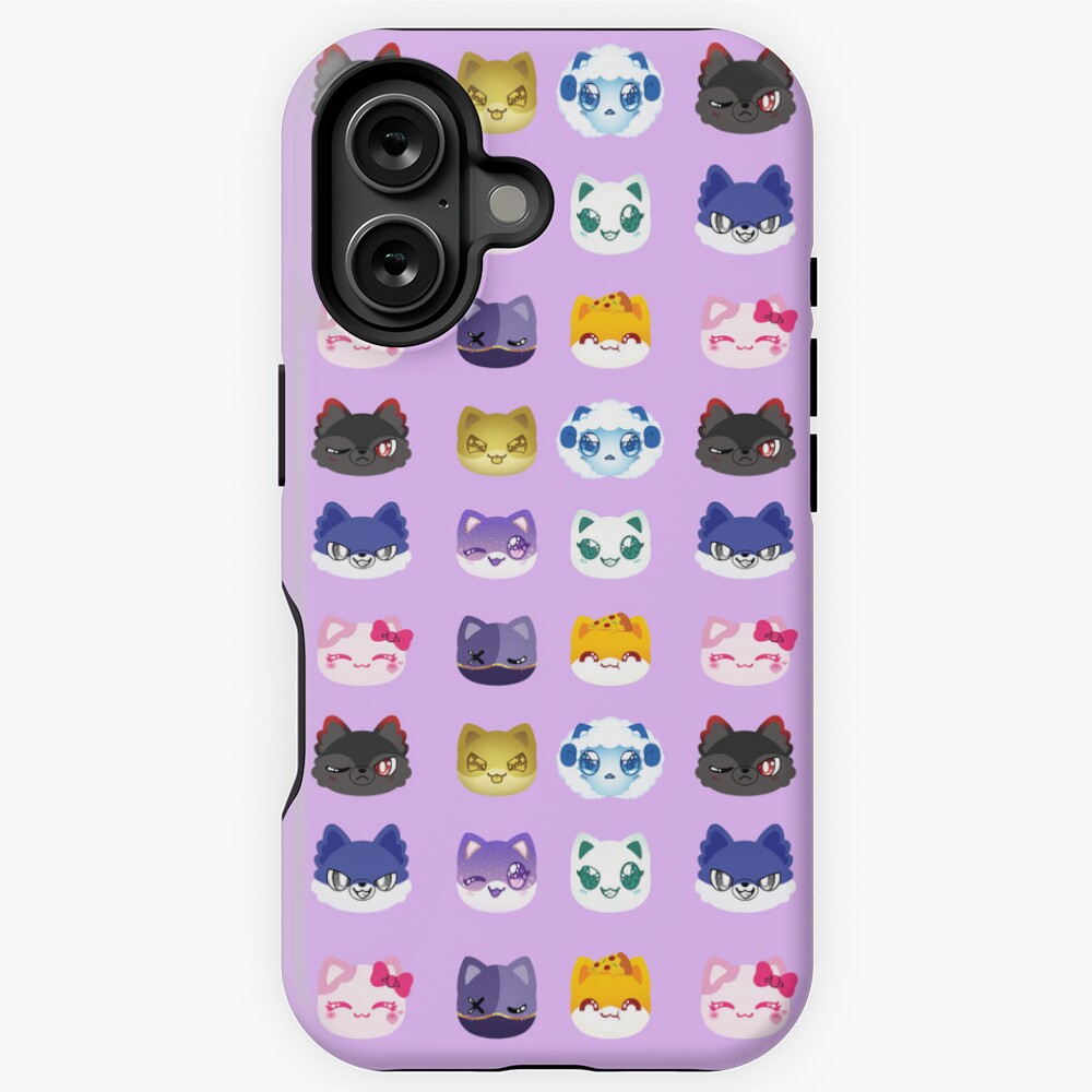 "Aphmau and Friends Meemeow Variants Cat Pattern Version 2" Sticker for ...