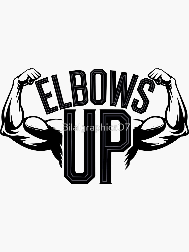 "Elbows up tariffs spark" Sticker for Sale by Bilalgraphics07 | Redbubble