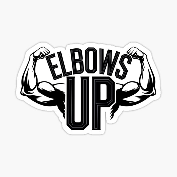 "Elbows up tariffs spark" Sticker for Sale by Bilalgraphics07 | Redbubble