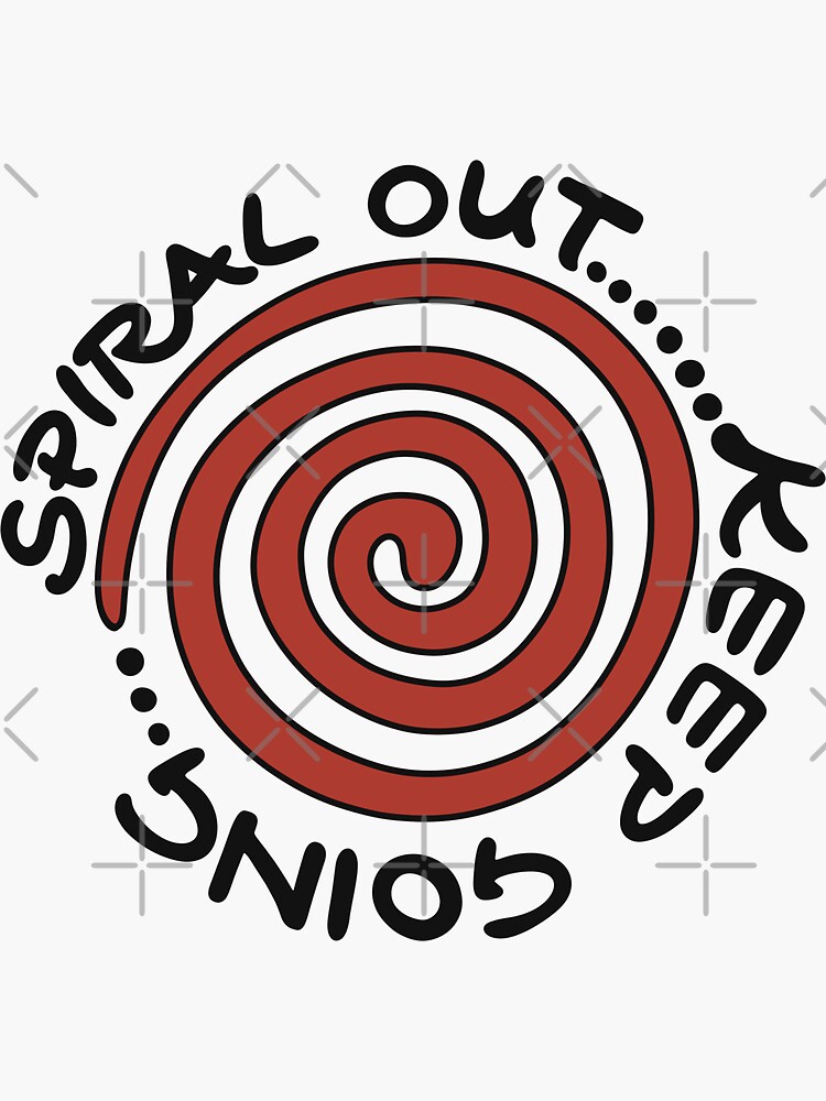"spiral out, keep going! The lateralus journey" Sticker for Sale by JPUnsolicited | Redbubble