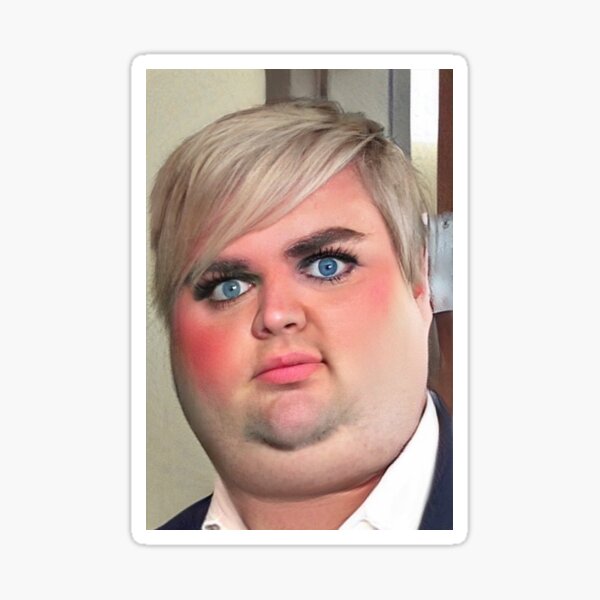 "Emo Female JD Vance | Meme" Sticker for Sale by Artilix | Redbubble