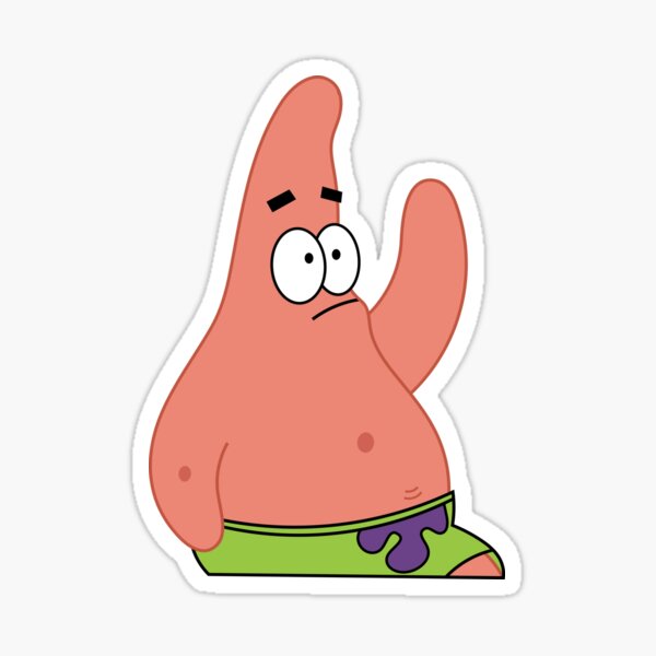 "Patrick Star. Is mayonnaise an instrument? spongebob" Sticker by ...