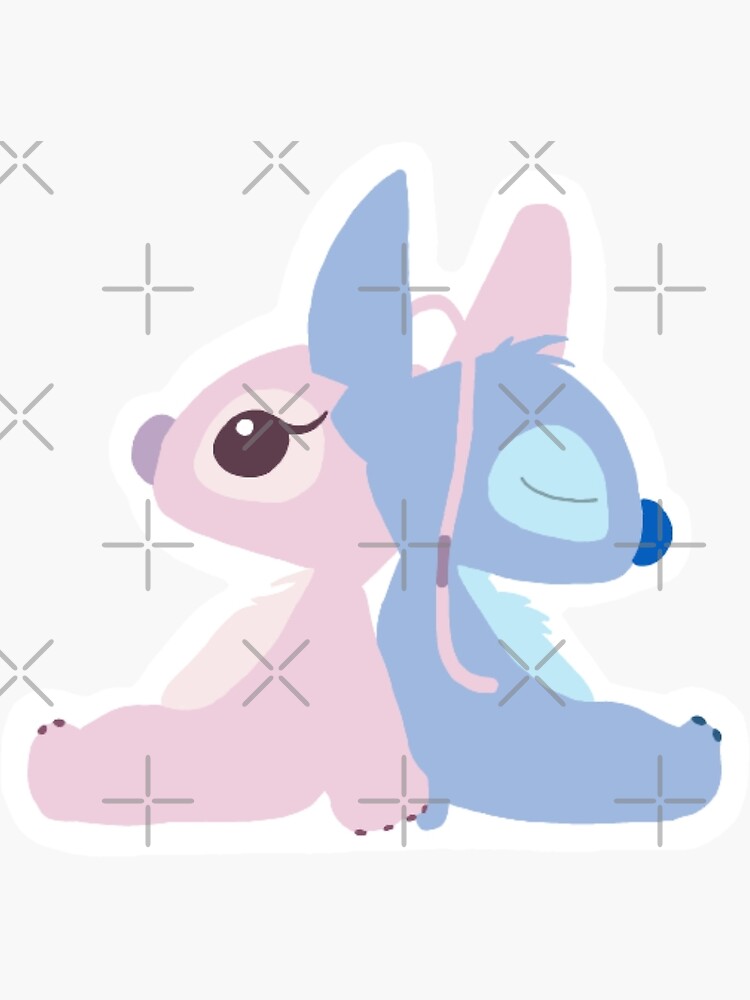 "Angel and Stitch " Sticker for Sale by AJM03 | Redbubble