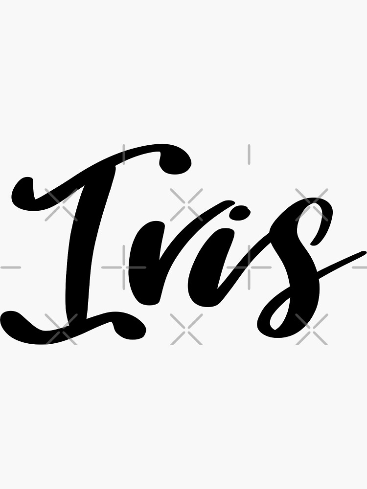 "Iris " Sticker for Sale by ellietography | Redbubble