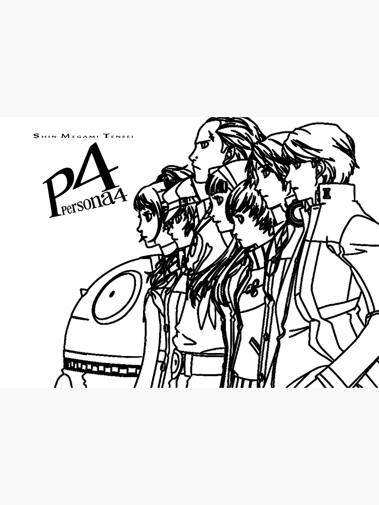 "Persona 4 Investigation Team" Sticker for Sale by zommando465 | Redbubble