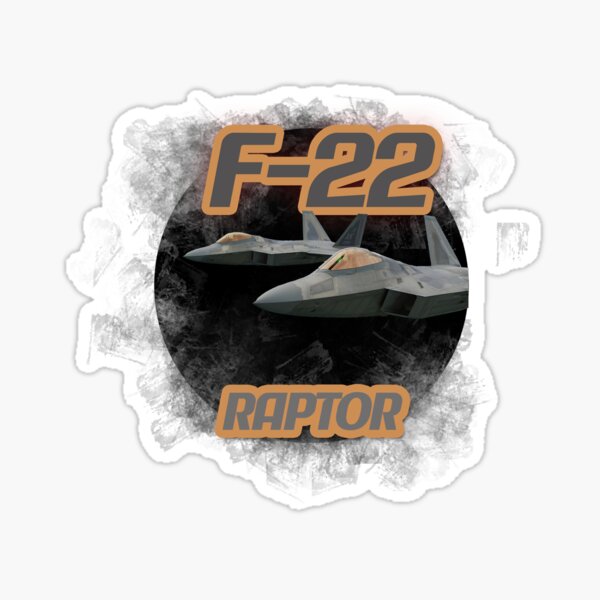 "Lockheed Martin F-22 Raptor" Sticker for Sale by mmscalemodels | Redbubble