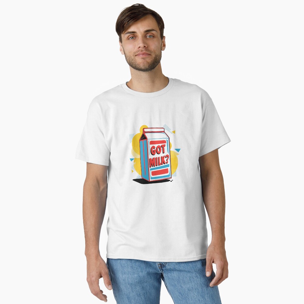 "Retro Pop Art Got Milk? Cartoon Milk Carton Design" Sticker for Sale ...