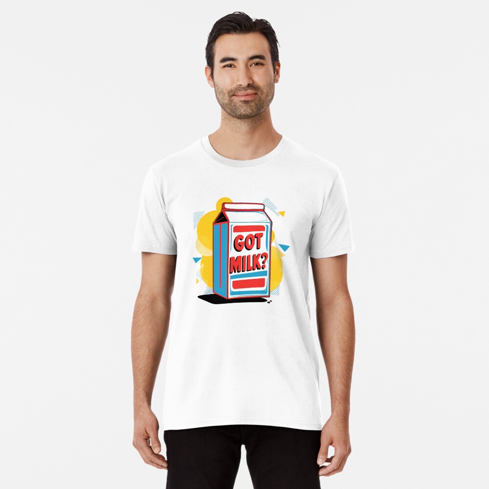 "Retro Pop Art Got Milk? Cartoon Milk Carton Design" Sticker for Sale ...