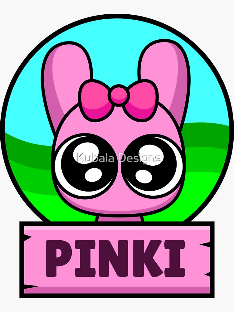 "Sprunkies Pinki Cute Character" Sticker for Sale by Darcekar | Redbubble