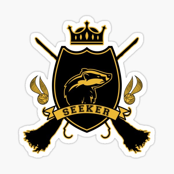 "YELLOW BADGERS SEEKER ! " Sticker for Sale by janlangpoako | Redbubble