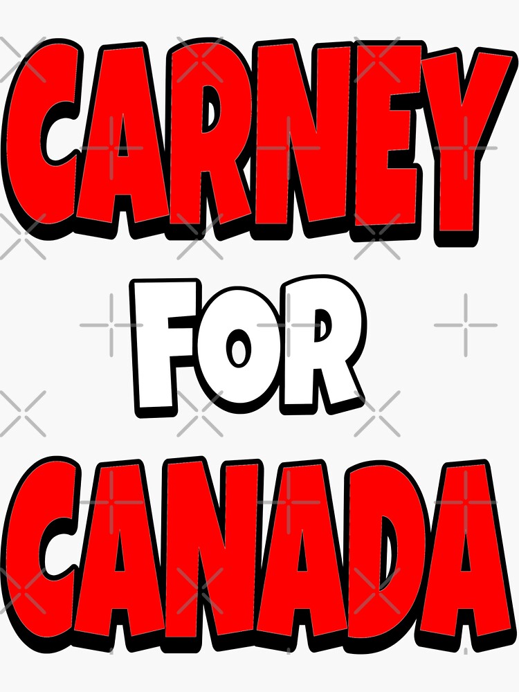 "Mark Carney For Canada" Sticker for Sale by BackgroundPixel | Redbubble