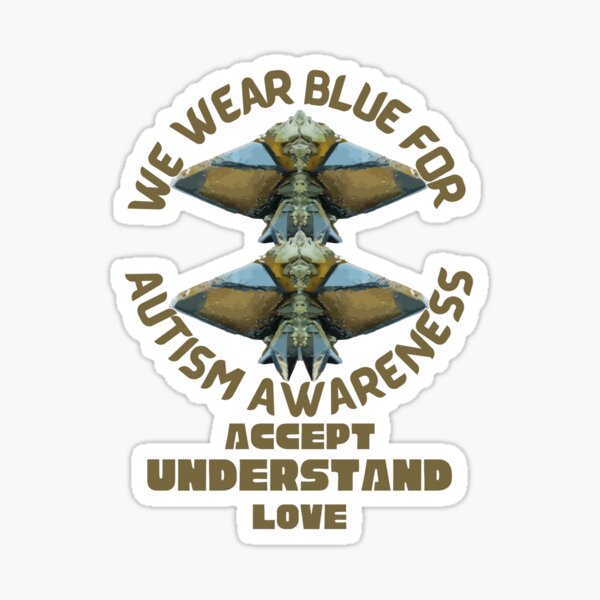 "Autism awareness love support accept understand." Sticker for Sale by ...