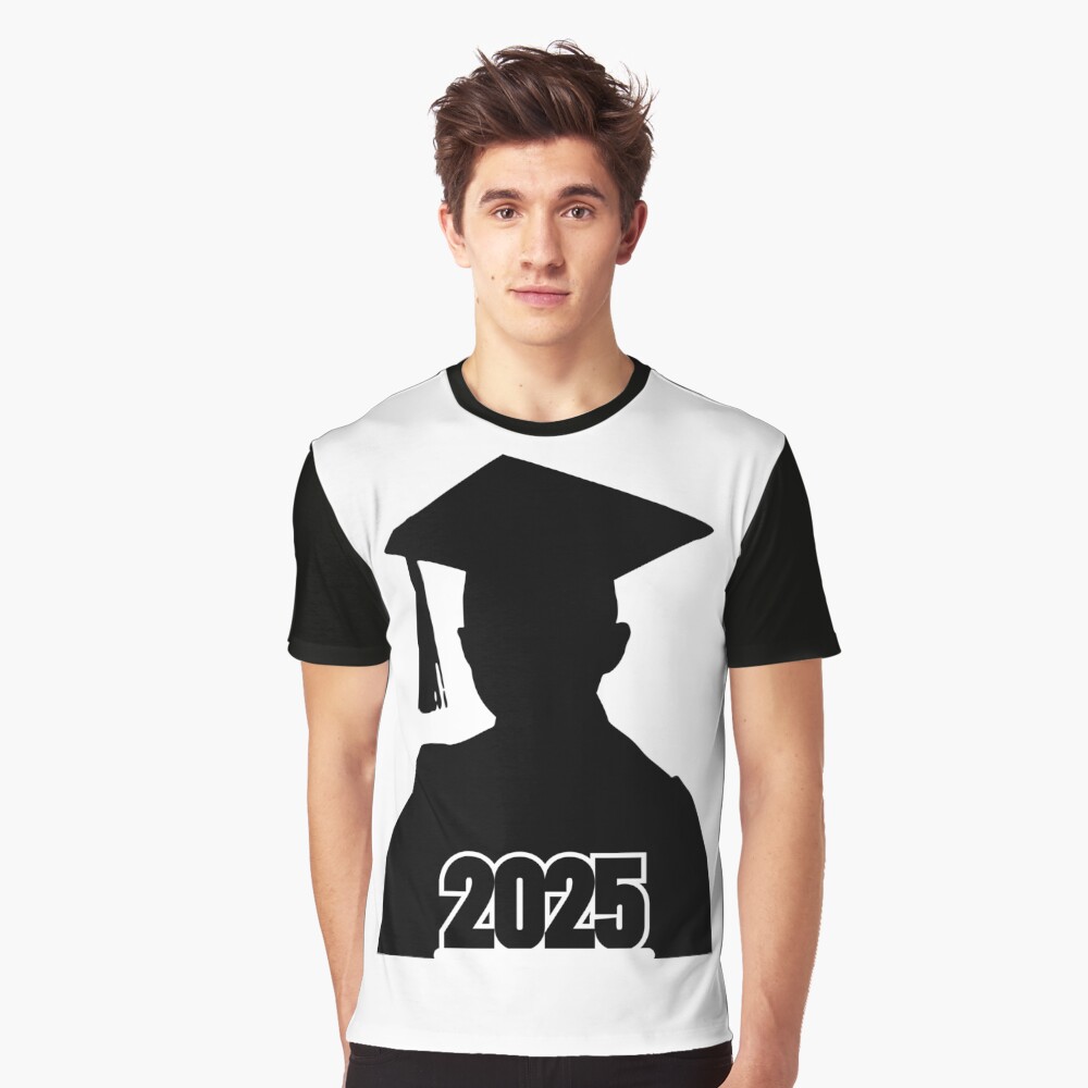 "Graduate Male 2025" Sticker for Sale by BlesstB | Redbubble