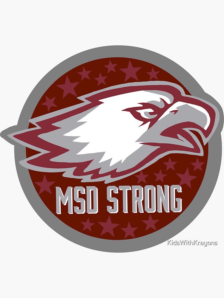 "MSD STRONG" Sticker by KidsWithKrayons | Redbubble