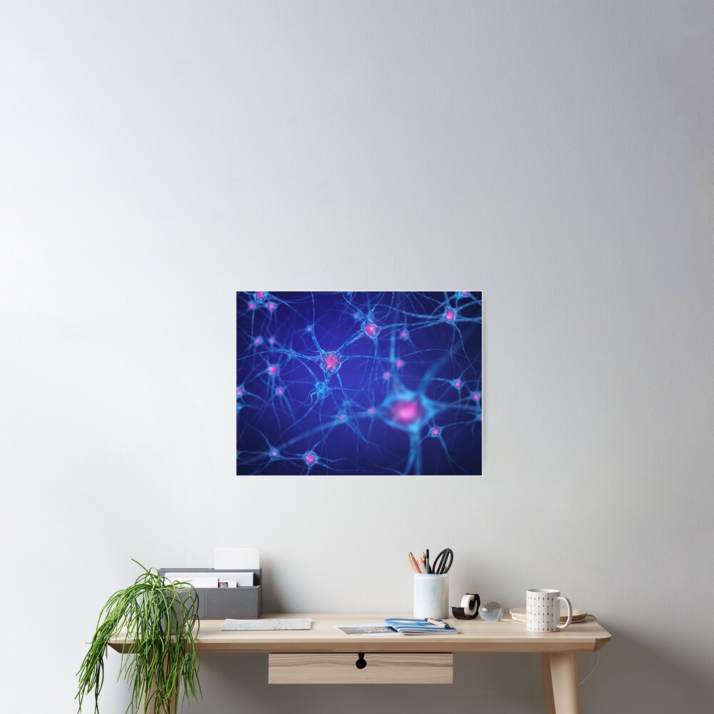 "Neurons" Poster for Sale by nobeastsofierce | Redbubble