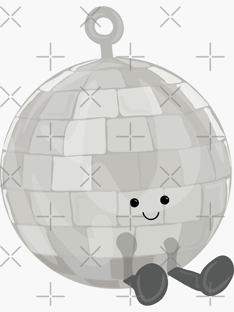 "Jellycat Amuseable Disco Ball" Sticker for Sale by lherl18 | Redbubble