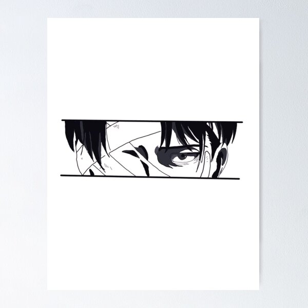 "Levi eye" Poster for Sale by Dikkumbura | Redbubble