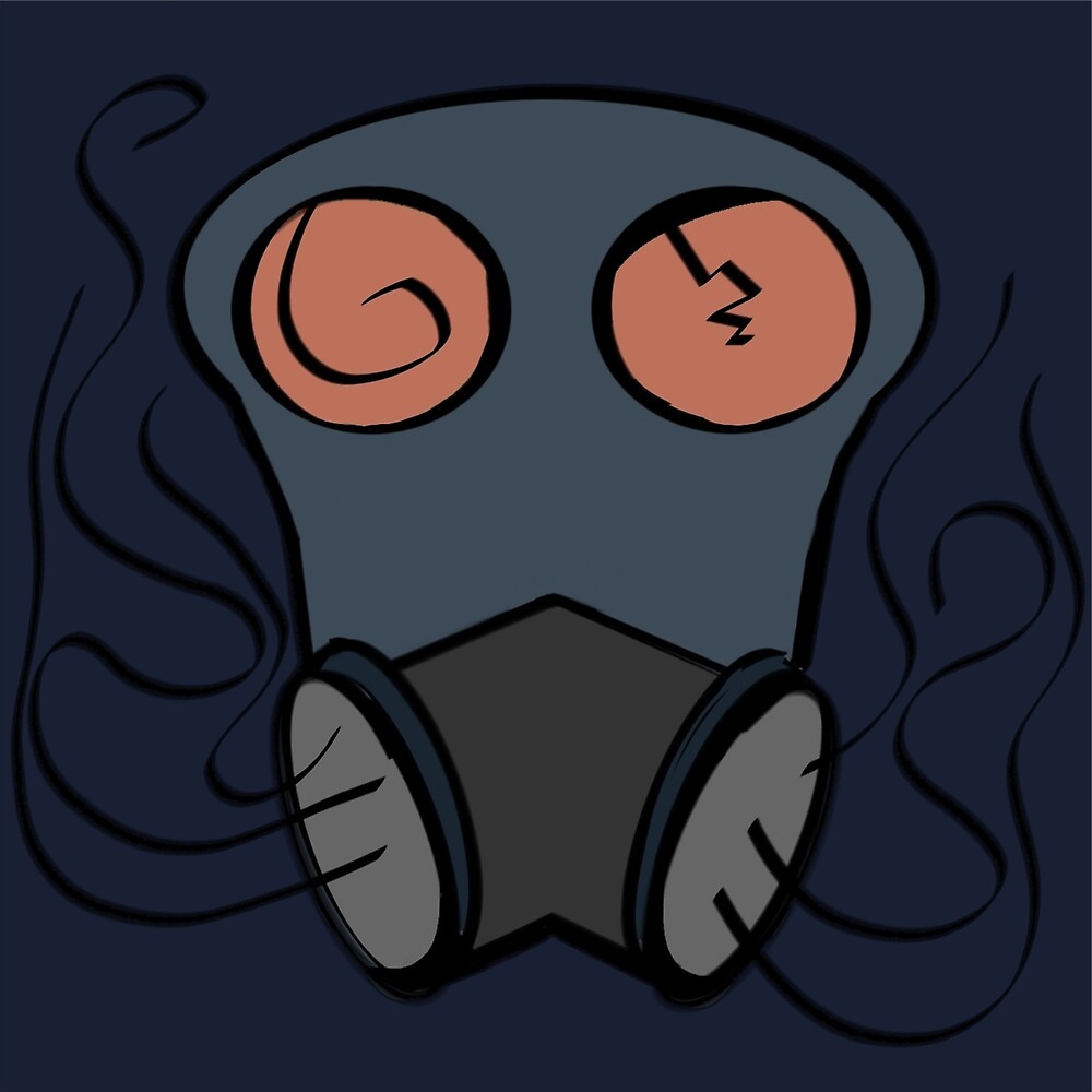 "Abstract Gas Mask" by Magellan360 | Redbubble