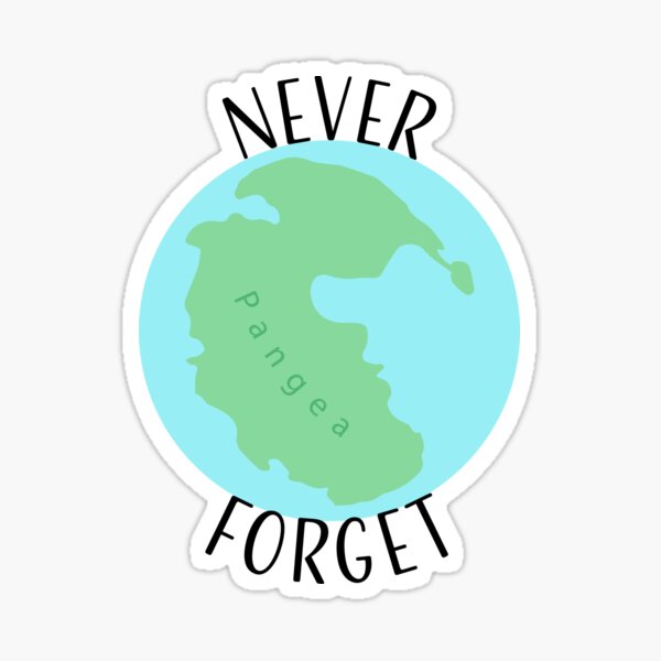 Pangea Stickers | Redbubble
