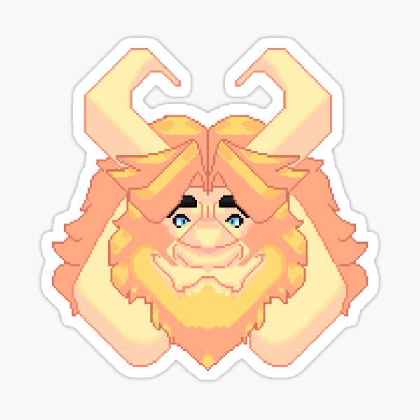 "Asgore Dreemurr Icon" Sticker for Sale by Morishasu | Redbubble