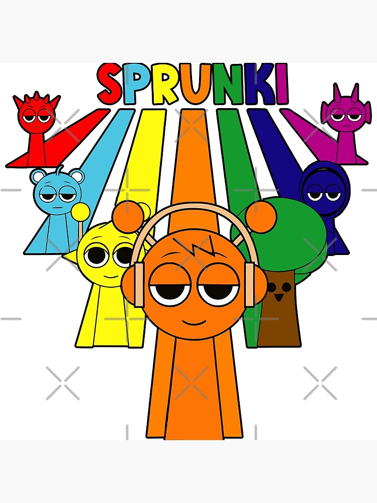 "Sprunki" Poster for Sale by Krasnovaovaova | Redbubble