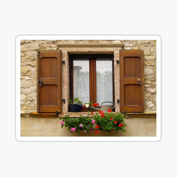 "Italian Windows" Sticker for Sale by zglenallen | Redbubble