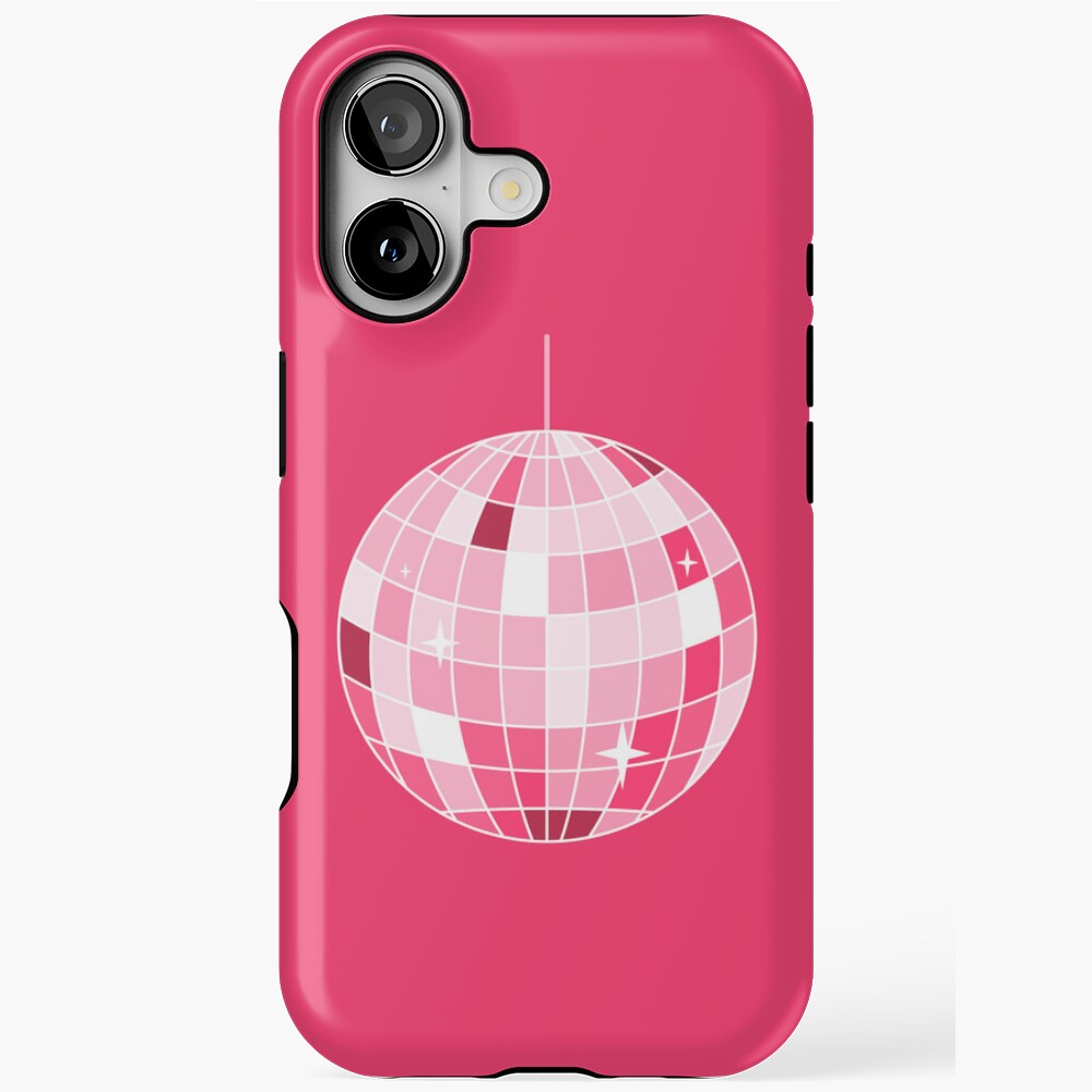 "Hot pink disco ball. Mirrorball" Sticker for Sale by CoCoArt-Ua ...