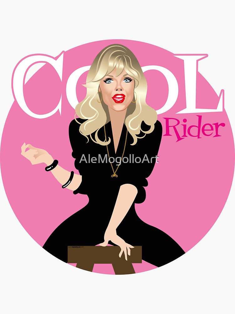 "Cool Rider" Sticker for Sale by AleMogolloArt | Redbubble