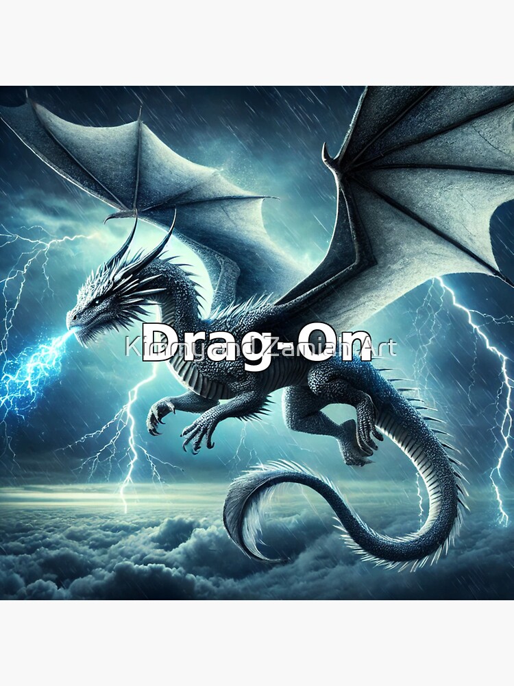 "The Drag-on" Sticker for Sale by ZAMIAH | Redbubble