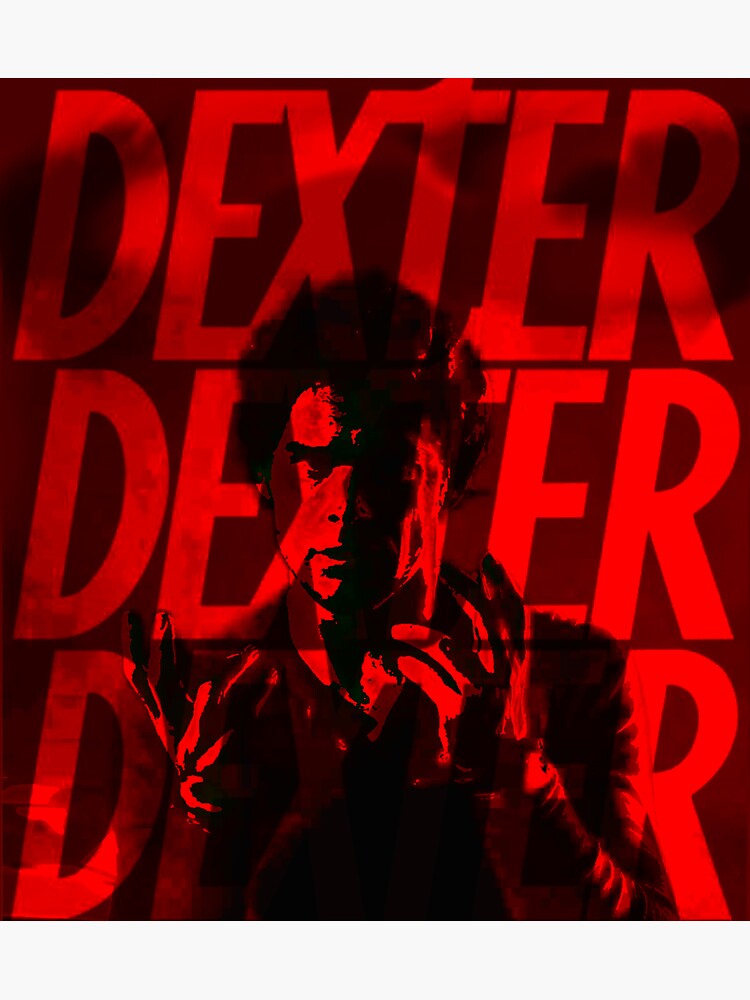 "Dexter " Sticker for Sale by Giada Sciandra | Redbubble